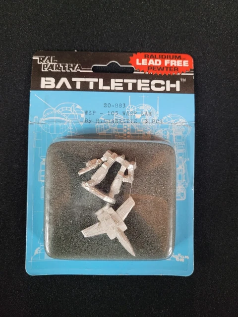 RAL PARTHA BATTLETECH Collectible WSP-105 WASP LAM 3 PC-1 (unseen ...