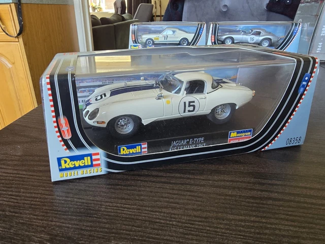REVELL JAGUAR E-TYPE ' Le Mans 63' #15 08358 1:32 Slot New Old Stock ...