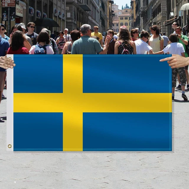 3×5 FT SWEDEN Flag,Large Swedes National Decor,Double Side Digital ...
