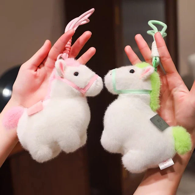 SUNSHINE RAINBOW PONY Plush Toy Keychain With Soft Short Plush For Kids ...