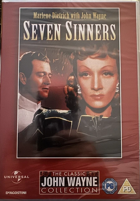 SEVEN SINNERS - John Wayne & Marlene Dietrich - Region 2 DVD - New & Sealed £2.95 - PicClick UK