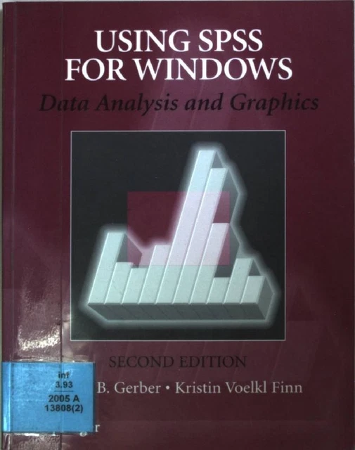 USING SPSS FOR Windows: Data Analysis and Graphics. Gerber, Susan B.: £3.15 - PicClick UK