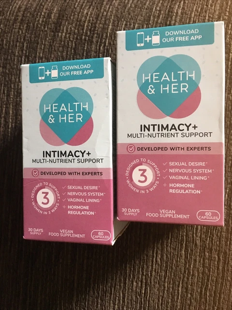 2X HEALTH & Her Intimacy Multi Nutrient Support Supplement - 60 ...