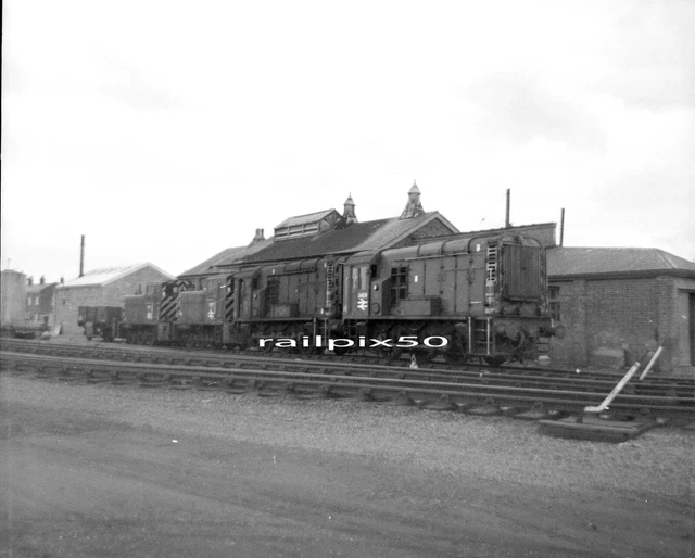 ORIGINAL RAILWAY NEGATIVE. Class 03 and 08 diesel shunters D3409 March ...