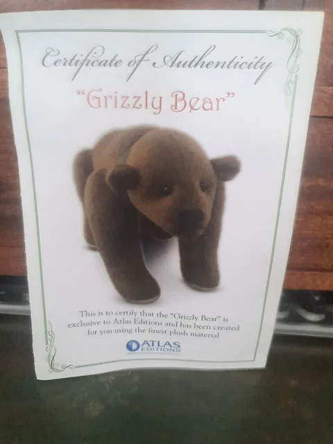 HERITAGE COLLECTION ATLAS Edition Teddy Bear - Grizzly Bear £3.00 ...