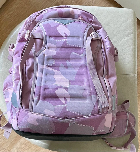 SATCH PACK HEARTBREAKER Schulrucksack rosa camouflage EUR 15,00 ...