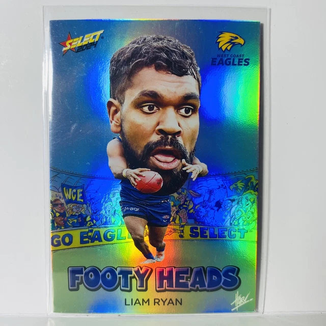 2024 SELECT AFL Footy Stars Footy Heads Liam Ryan West Coast Eagles ...