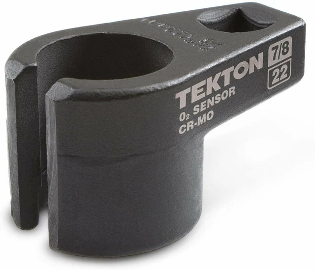 TEKTON 47749 6 Point Offset O2 Oxygen Sensor Socket 3/8" Drive X 7/8 ...