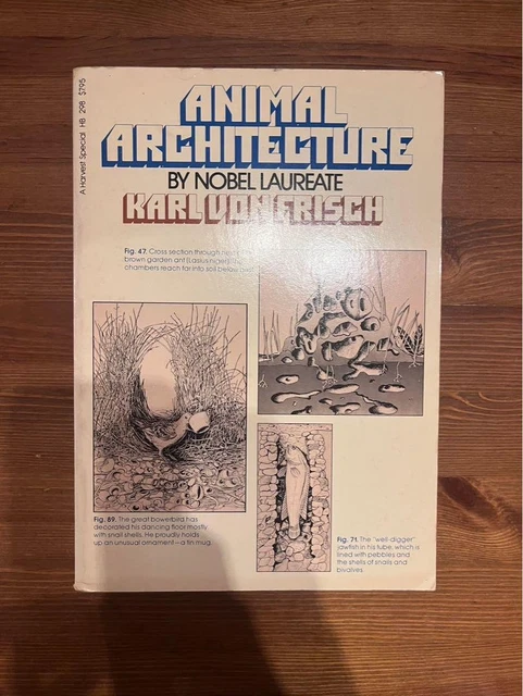 ANIMAL ARCHITECTURE BY Karl Von Frisch £107.92 - PicClick UK