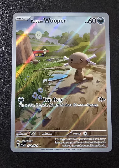 PALDEAN WOOPER 102/094 Pokemon Phantasmal Flames TCG IR Card £5.45 ...