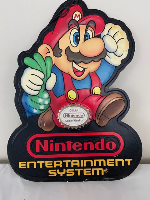 PLV DISPLAY MARIO Bros Standee Promo Nintendo - Double Sens / Side ...
