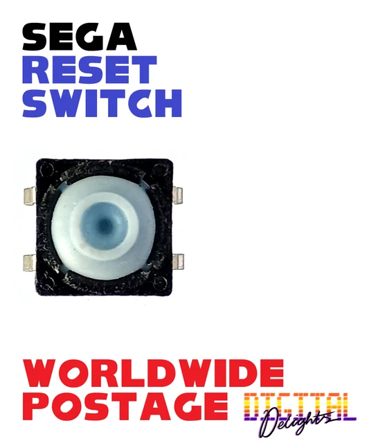 SEGA REPLACEMENT RESET / Pause Switch for Master System / Mega Drive ...