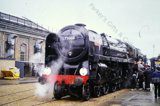 RAILWAY SLIDE TRAIN Slide 35mm Locomotive No 70000 (s40 9a) EUR 5,71 ...