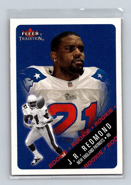 2000 RECRUE FOOTBALL Fleer Tradition J.R. Redmond #321 New England ...