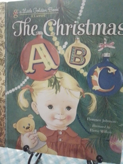 THE CHRISTMAS ABC Classic Little Golden Book New York 1962 Reprint ...