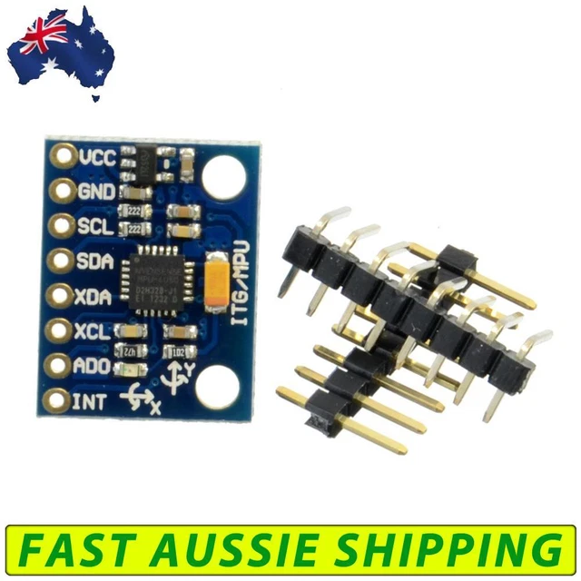 MPU-6050 MODULE 3 Axis Gyroscope+Accelerometer for Arduino Power supply ...