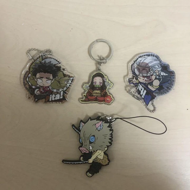 DEVIL'S BLADE DEMON Slayer Kimetsu no yaiba 4 key chain set Bulk sale ...