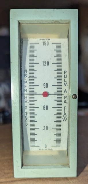 VINTAGE MODEL 1624 BACH-SIMPSON edgewise panel meter Control Meter $1. ...