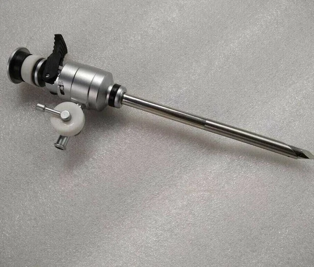 LAPAROSCOPIC STORZ TYPE Pyramidal Tip Trocar With Cannula 5mm ...
