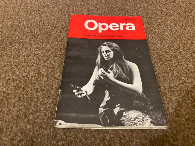 OPERA MAGAZINE 1970 Jun Anne Howells As Lena In Victory. Grace Bumbry £ ...