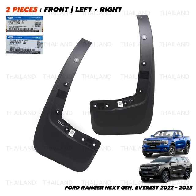 FOR FORD RANGER Next Gen Everest 2022 - '23 Front L+R Mud Flaps Splash ...