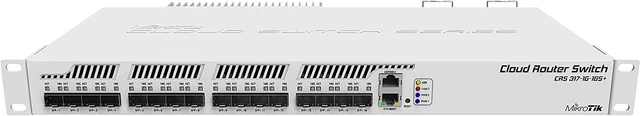 MIKROTIK CRS317-1G-16S+RM CLOUD Router Switch Rack Mountable Manageable ...