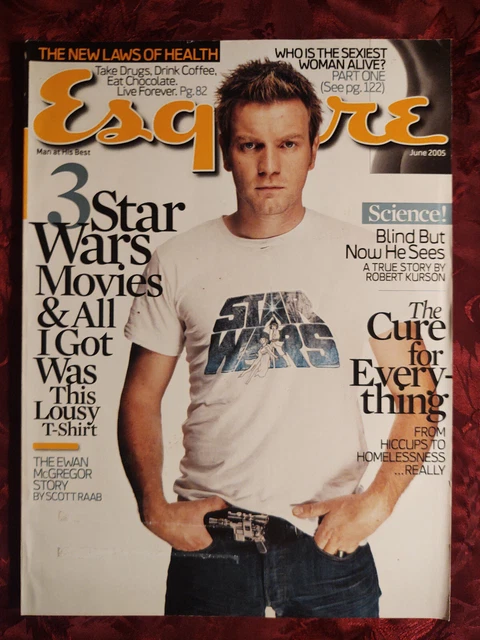 ESQUIRE MAGAZINE JUNE 2005 Ewan Mcgregor Eva Green Burt Reynolds £6.11 - PicClick UK