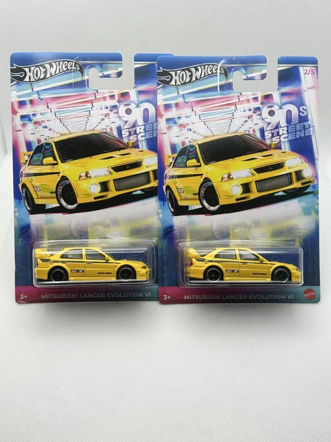 HOT WHEELS 90S Street Scene Mitsubishi Lancer Evolution VI EVO JDM Lot ...