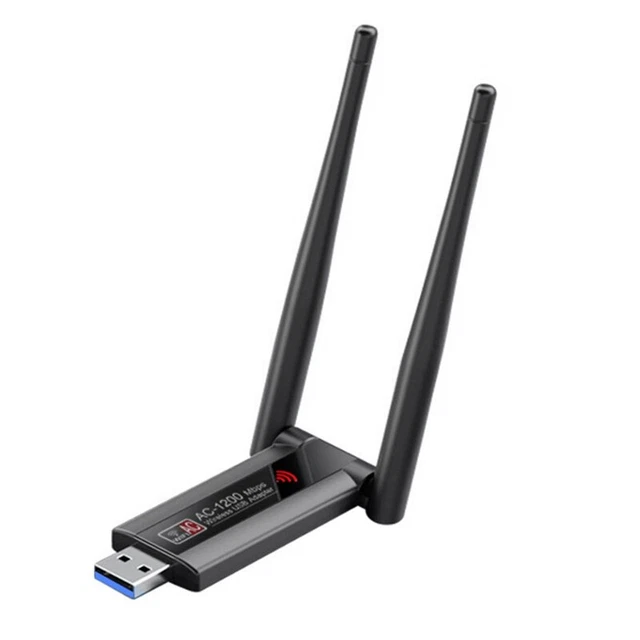 CARTE RÉSEAU USB 1200M RTL8812 Bande 2.4G 5G Sans Fil AC1200 Wifi Lan Adap6707 EUR 10,79 ...