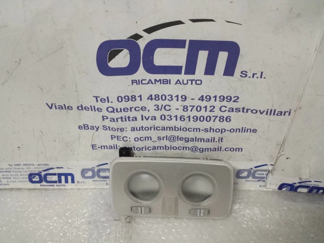 735529538 PLAFONIERA LUCE Interna Alfa Romeo = Citroen = Fiat = Peugeot ...