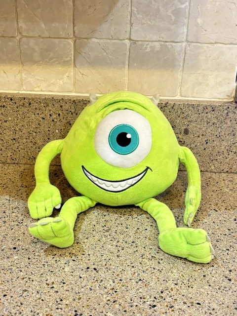 DISNEY PIXAR MIKE Wazowski Monsters Inc Plush Stuffed Animal One Eye 12 ...