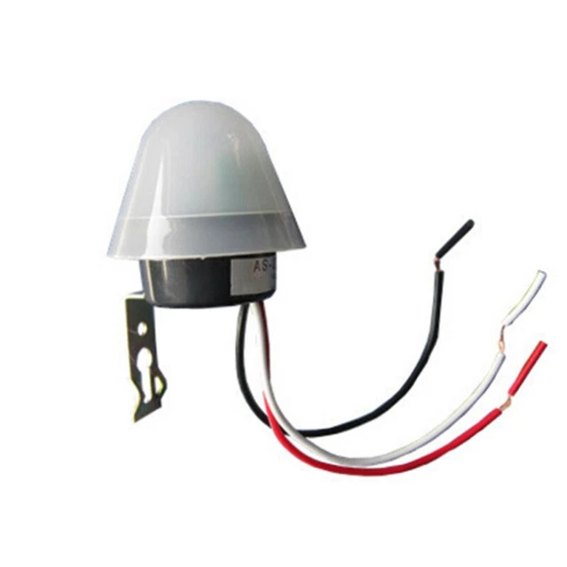 12V DC/AC LIGHT Sensor Auto Control Photocell Switch Road Solar Lamps ...