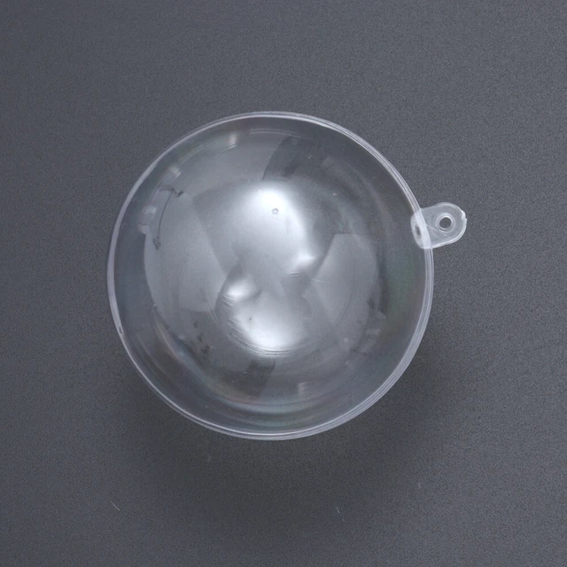 CLEAR FILLABLE BAUBLES Clear Chocolate Box Fillable Sphere Ornament £13 ...