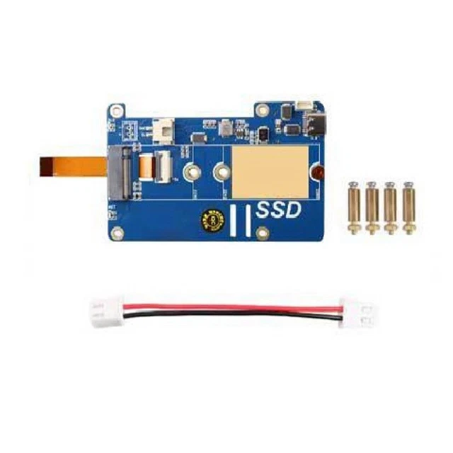 MPS2280P PCIE M.2 NVME SSD Expansion Board for 5 Support 2280/2242 ...