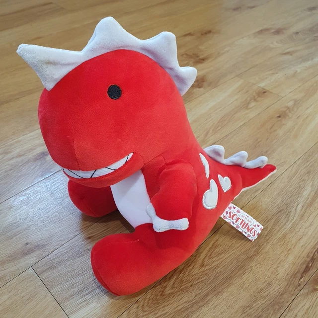 OH SO SOFT Softlings Red Dragon Soft Toy Plush Stuffed Gosh Squish ...