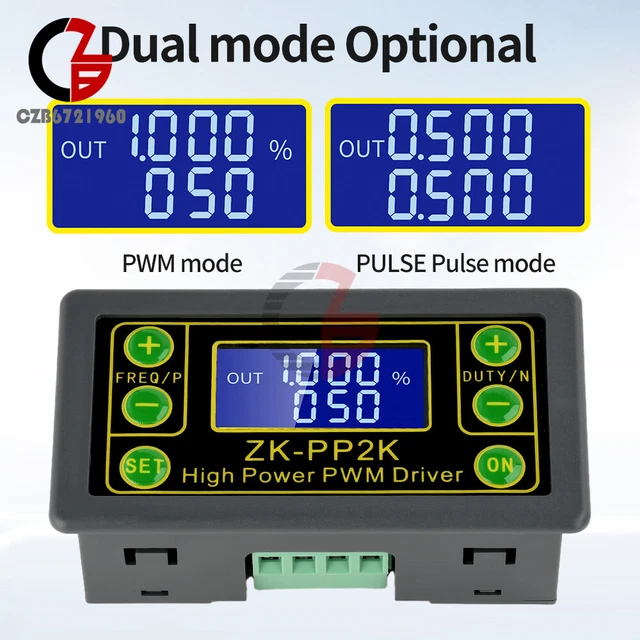 ZK-PP2K PWM MOTOR Speed Controller Regulator Frequency Cycle Adjustable ...