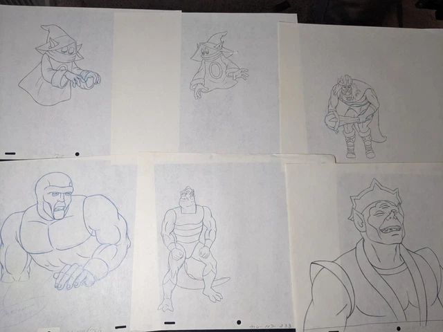 HE-MAN ANIMATION CELS ART FILMATION She-Ra 80'S production art motu Hm2 ...