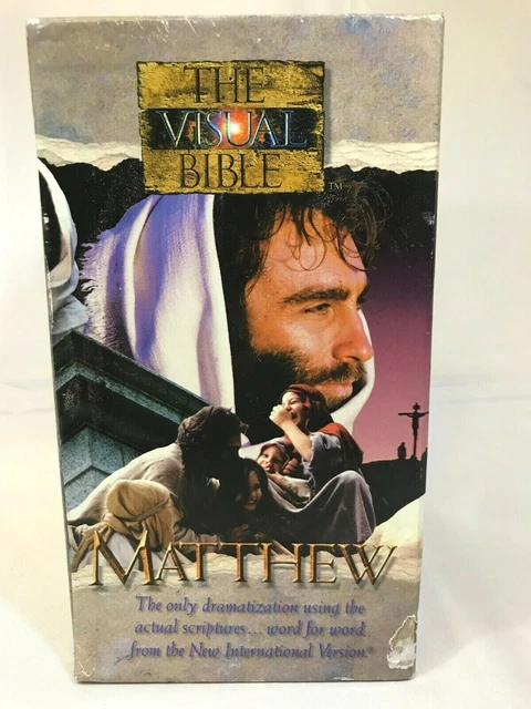 THE VISUAL BIBLE - "Matthew" VHS 4-Tape Box Set - VGC £2.85 - PicClick UK