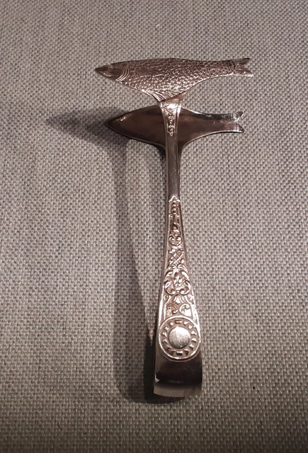 1850S ANTIQUE SARDINE Fish Figural Tongs EPNS £40.00 - PicClick UK