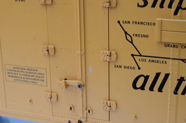 ARISTOCRAFT G GAUGE Santa Fe 'El Capitan West' Steelside Box Car #62288 ...