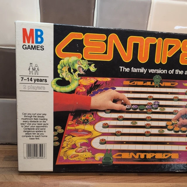 RARE VINTAGE 80S Mb Centipede Arcade Board Game 1984 £26.69 - PicClick UK