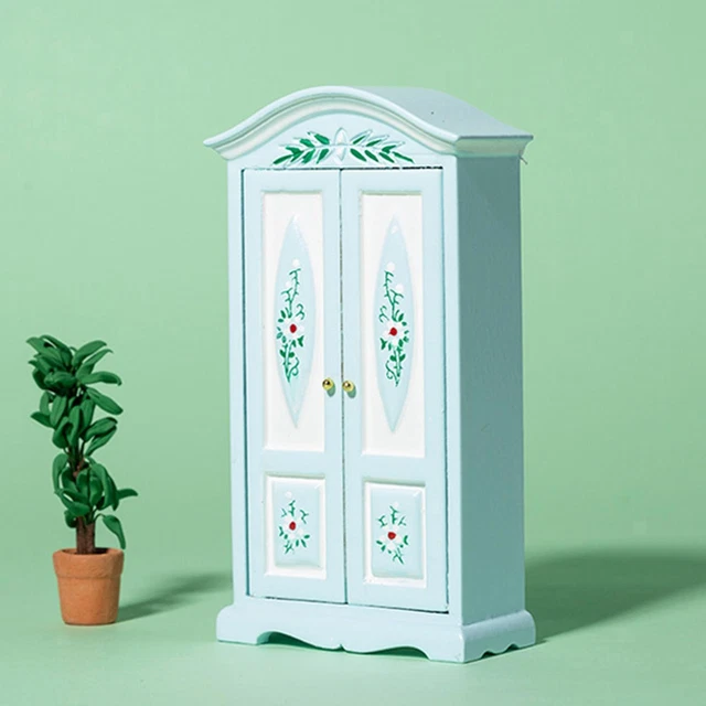 ARMOIRE ARTISANALE 1:12 salon maison de poupée scène de vie modèle EUR 15,88 - PicClick FR