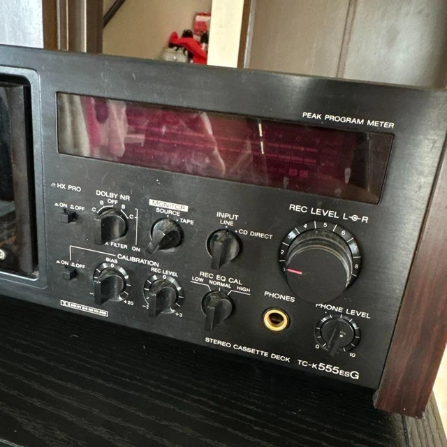 SONY TC-K555ESG 3-KOPF Kassettendeck Dual Capstan Direct Drive voll ...