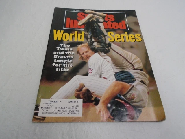 SPORTS ILLUSTRATED MAGAZINE October 28, 1991 World Series The Twins ...