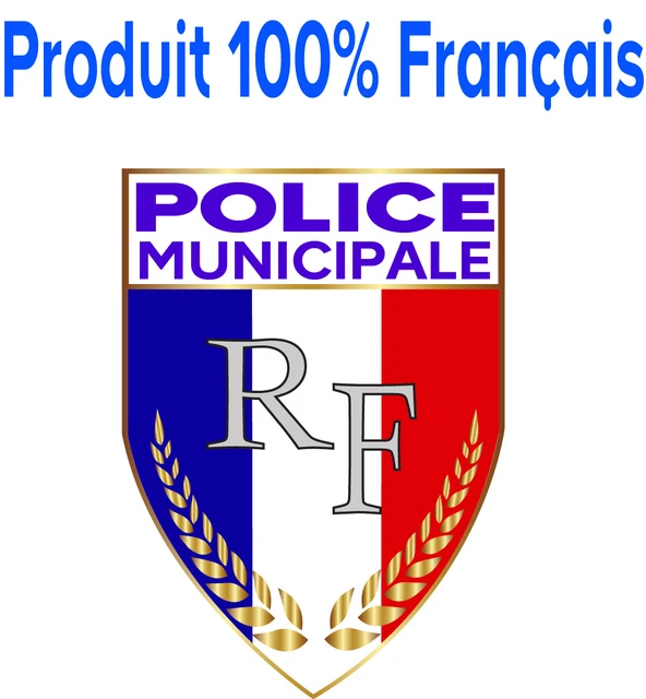 STICKERS MUNICIPAL POLICE sticker, patch, car windshield crest £4.00 ...