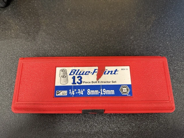 BLUE-POINT TOOLS USA 13 Piece Bolt Extractor Set No. BEX 13 £128.10 ...