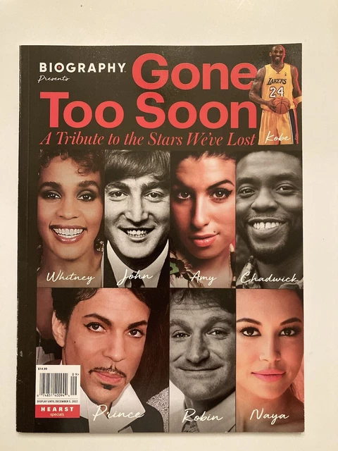 BIOGRAPHY PRESENTS MAGAZINE Gone Too Soon Tribute to Stars We Lost 2022 ...