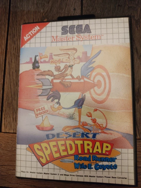 ROAD RUNNER DÉSERT Speedtrap Master System Console Sega Rétro Gaming ...