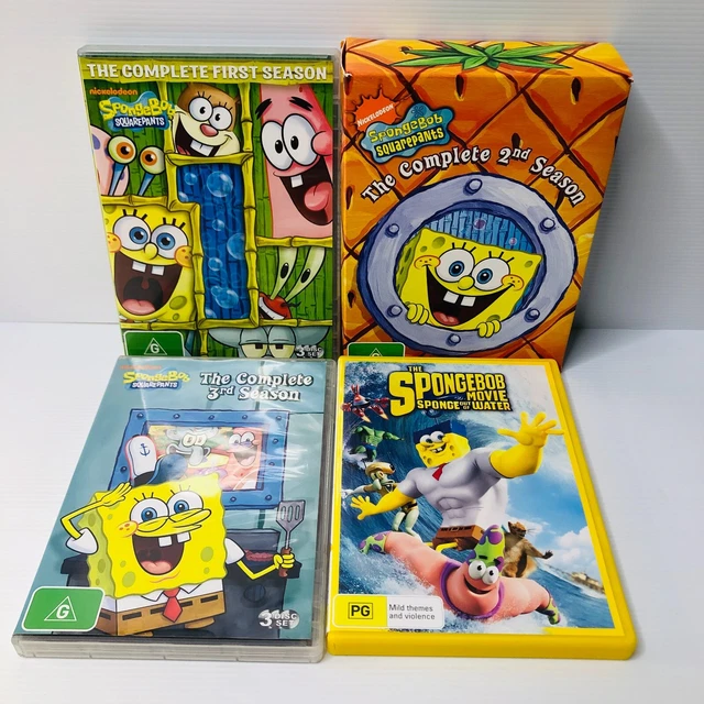 SPONGEBOB SQUAREPANTS SEASONS 1-3 + SpongeBob Movie Sponge : Out Of ...