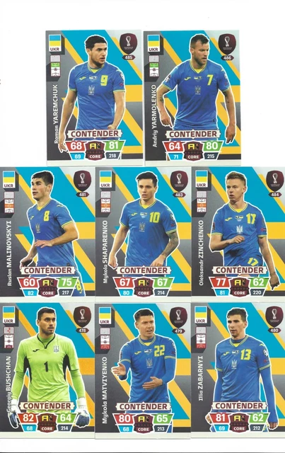 PANINI FIFA WORLD CUP QATAR 2022 All 8 Cards Team Ukraine £0.87 ...
